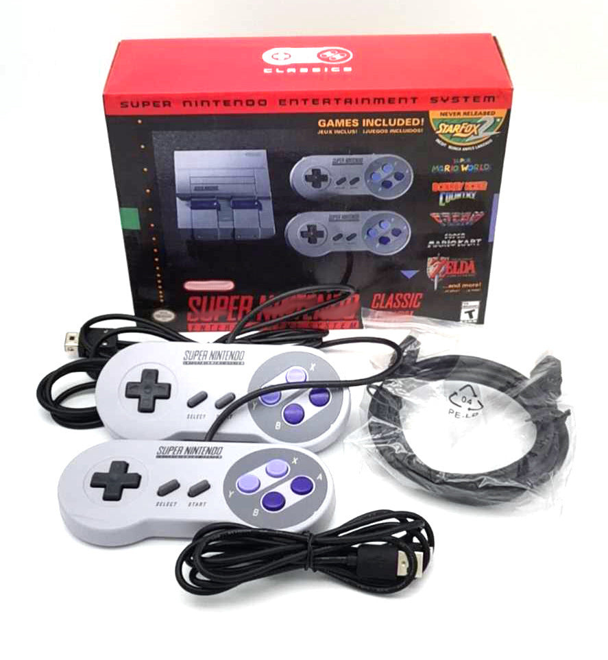SNES Game Console 16 Bit MINI Game Console Replica – SnappyTech